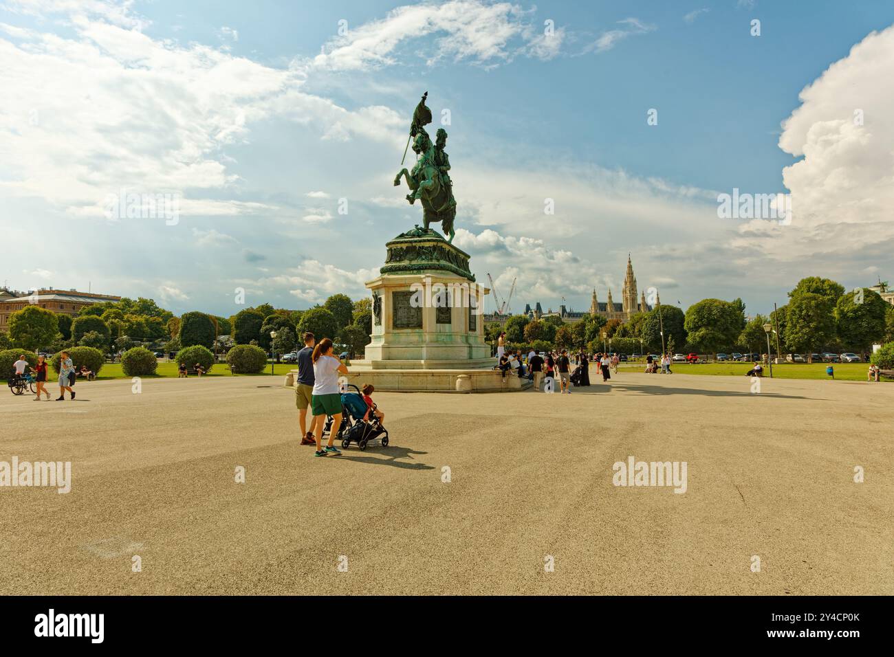 Vienna Austria Palaces and historical monuments Europe EU crossed by ...