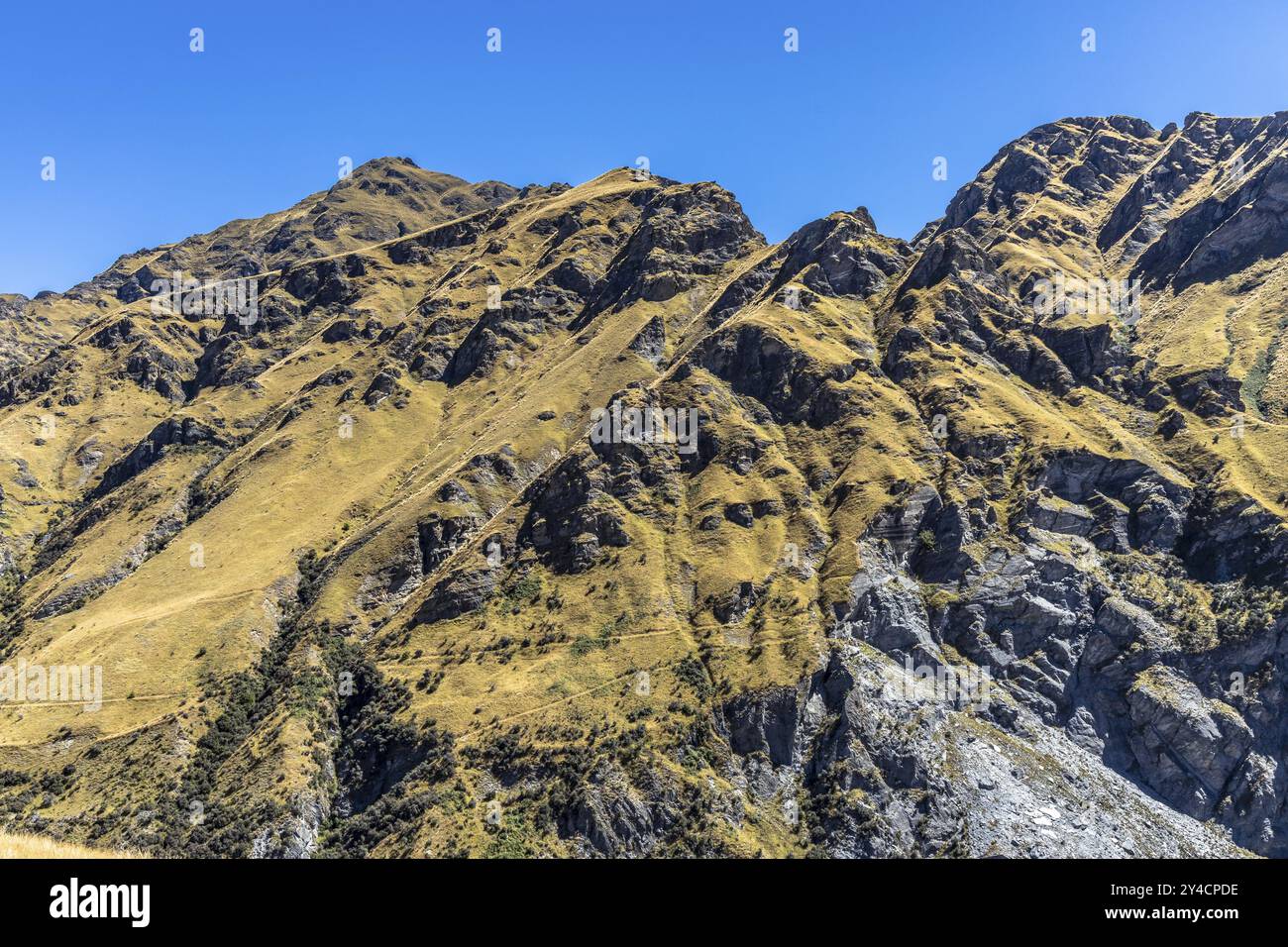 New Zealand South Island, Maori Point on the Shotover River on Skippers ...
