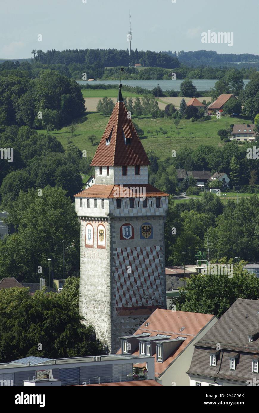 The painted tower, which dates back to the 15th century, is named after ...