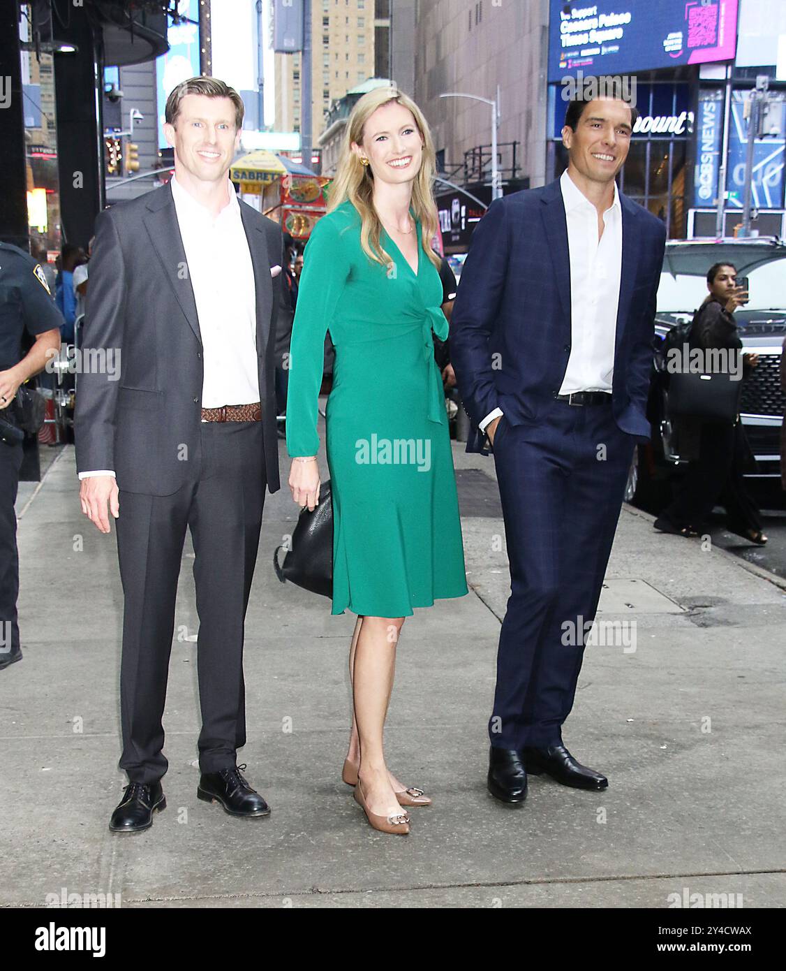 New York, NY, USA. 17th Sep, 2024. Matthew Reeve, Alexandra Reeve ...