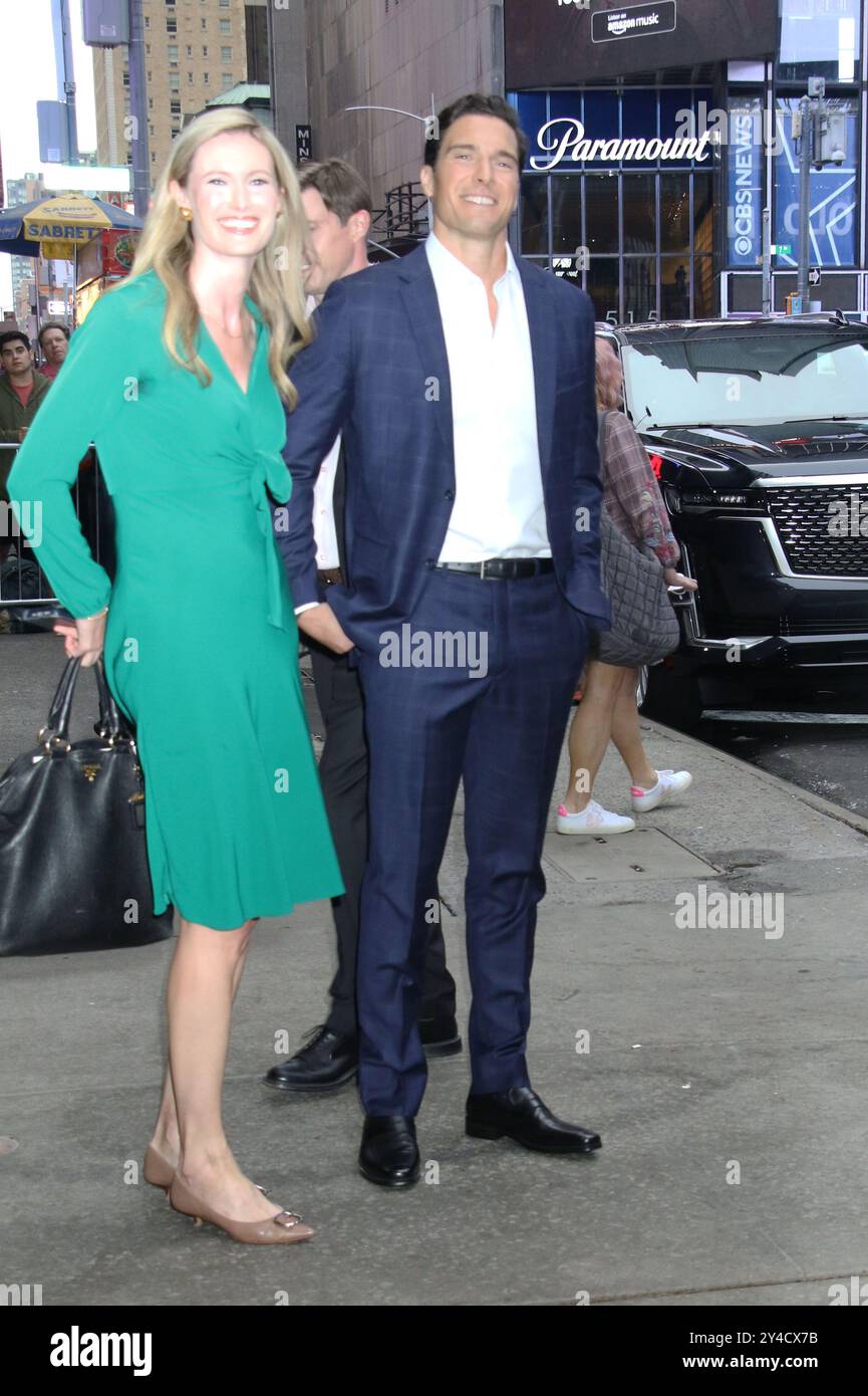 New York, NY, USA. 17th Sep, 2024. Matthew Reeve, Alexandra Reeve ...