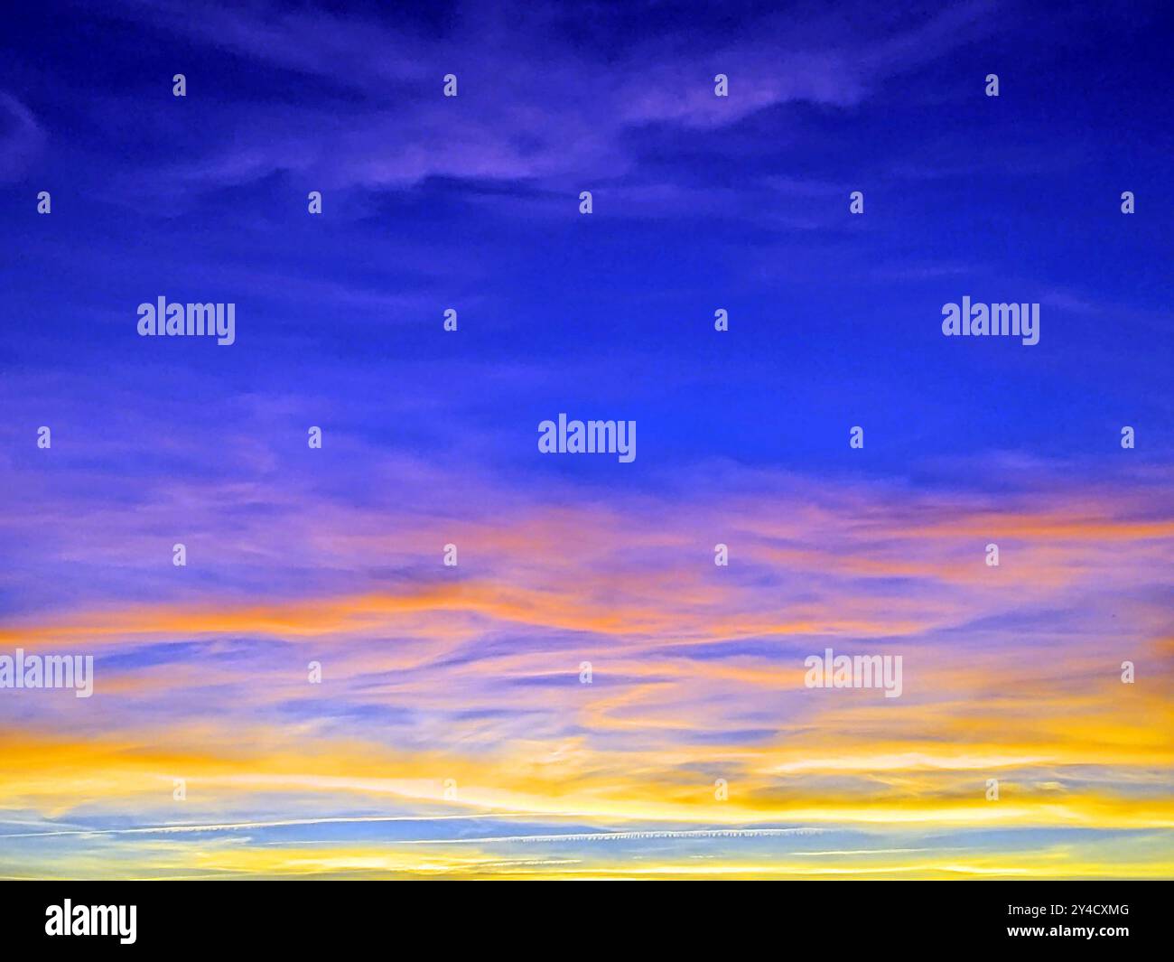 A Red Stormy Sky With Thunder and Dark Clouds Stock Photo - Alamy