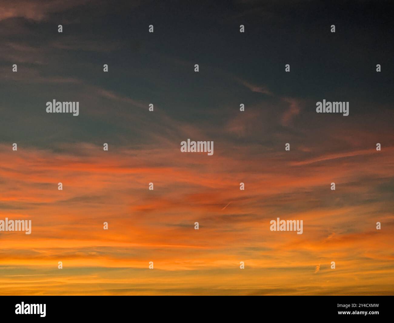 A Red Stormy Sky With Thunder and Dark Clouds Stock Photo - Alamy