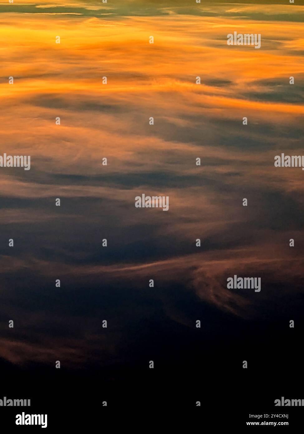 A Red Stormy Sky With Thunder and Dark Clouds Stock Photo - Alamy