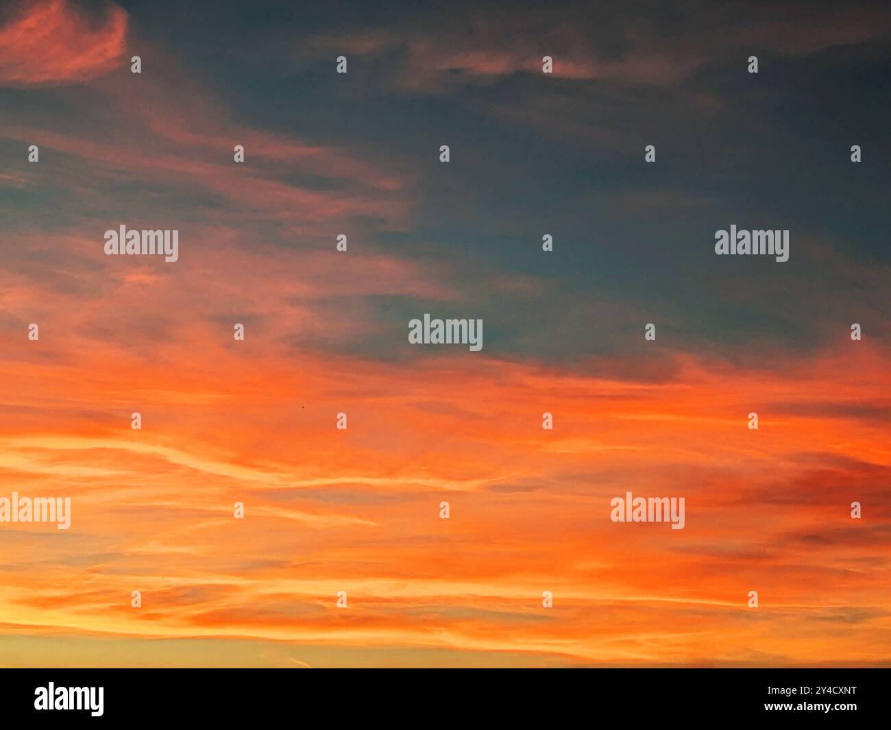 A Red Stormy Sky With Thunder and Dark Clouds Stock Photo - Alamy