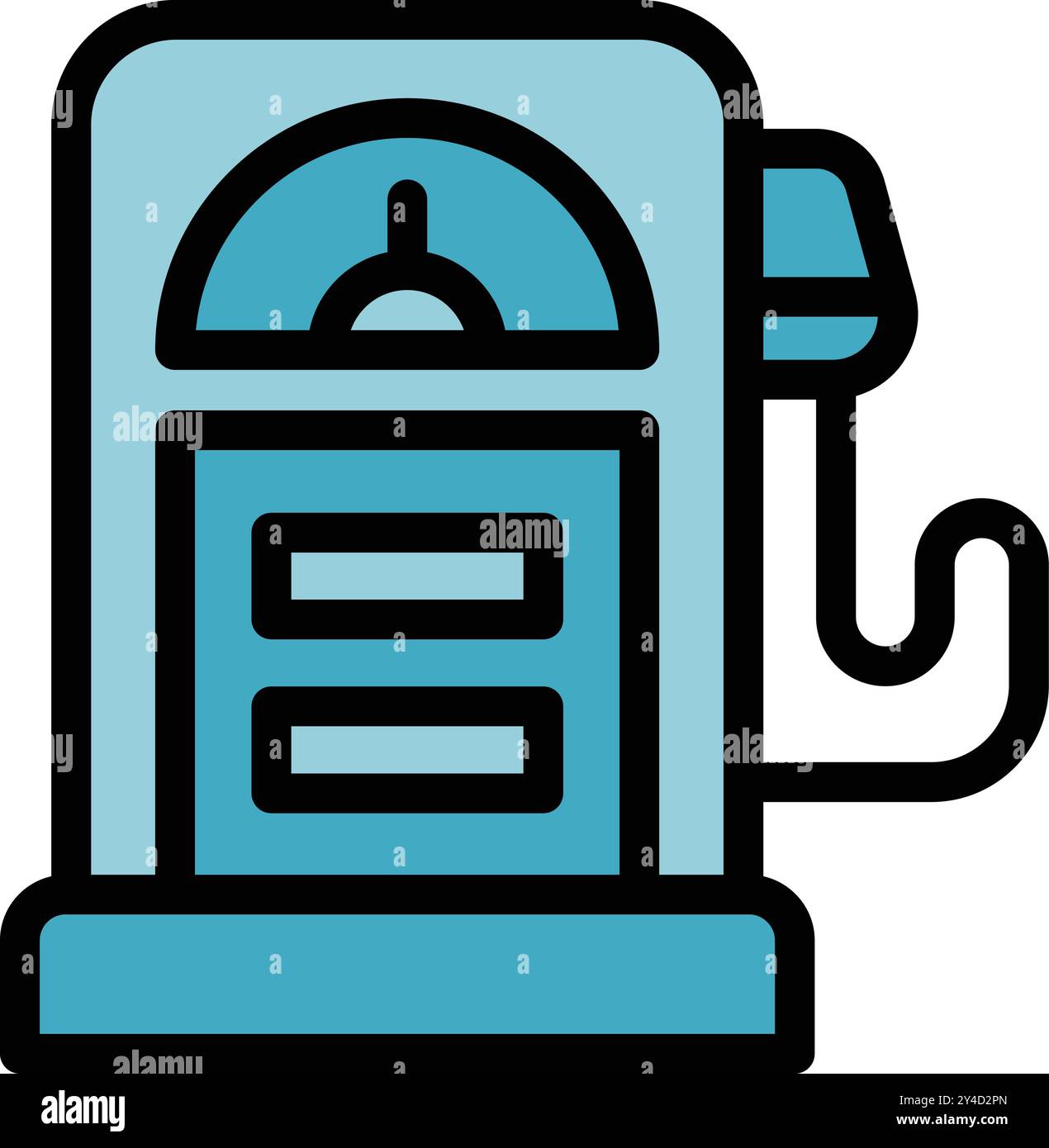 Digital fuel pump displaying Stock Vector Images - Alamy