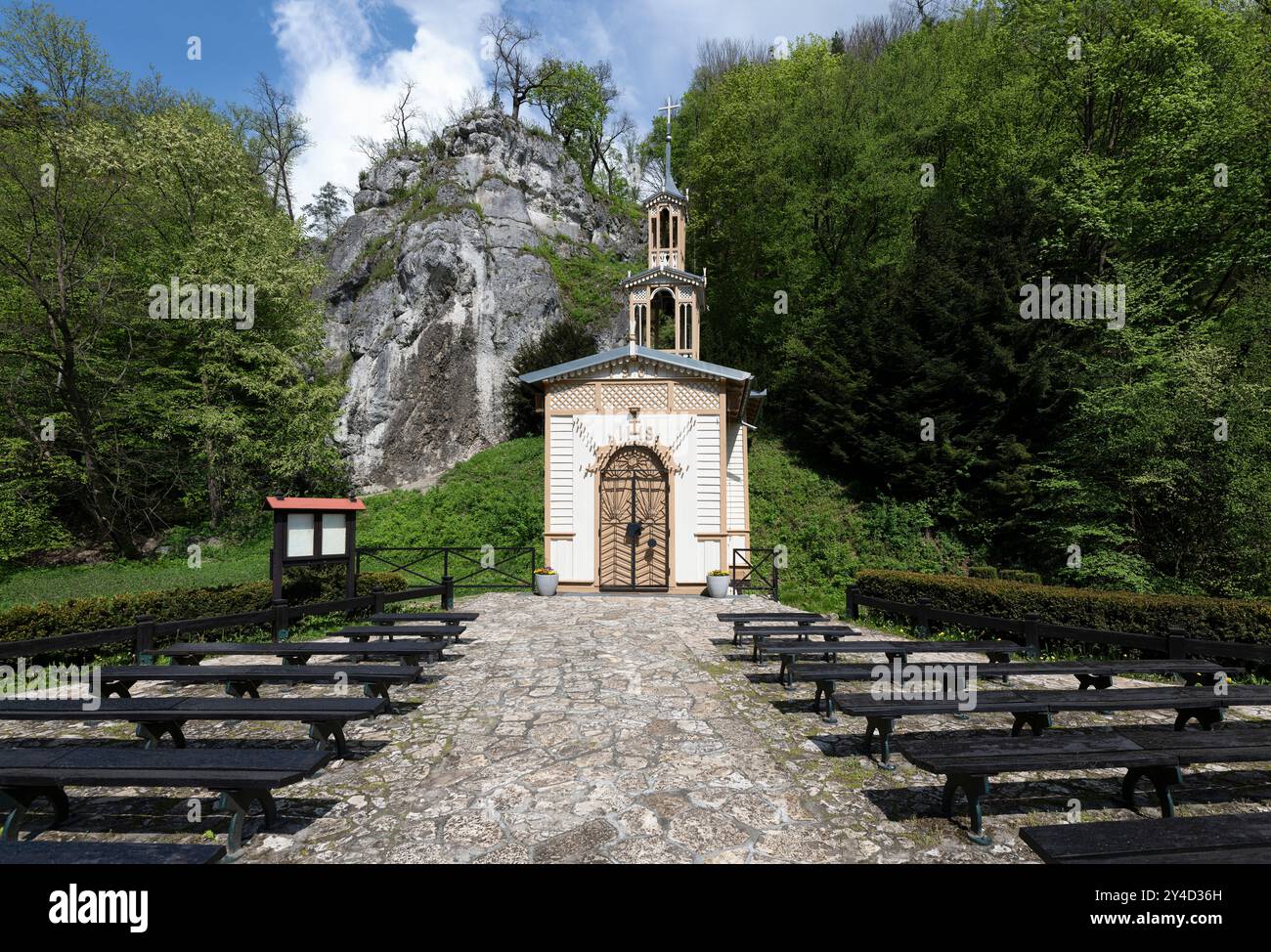 Rock chapel historic structure hi-res stock photography and images - Alamy