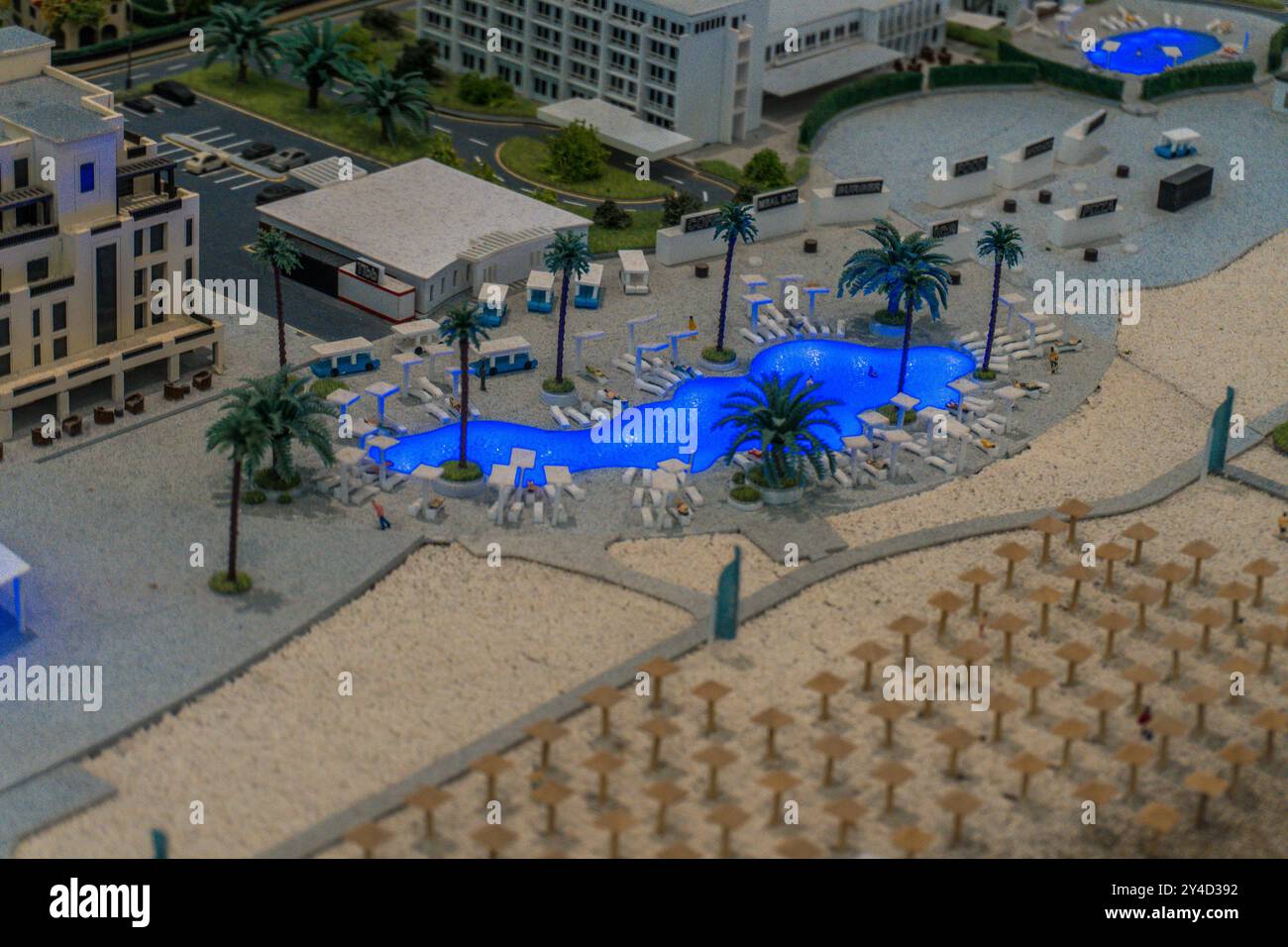 3D Model of Resort and Recreation Center. Baku, Azerbaijan Stock Photo ...