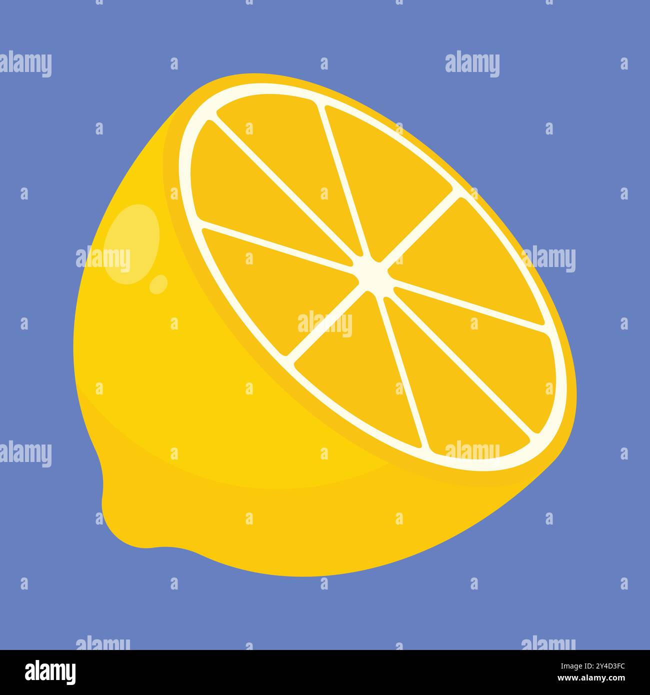 Half Lemon Vegetable icon vector. half lemon vector. lemon vegetable Stock Vector Image & Art ...