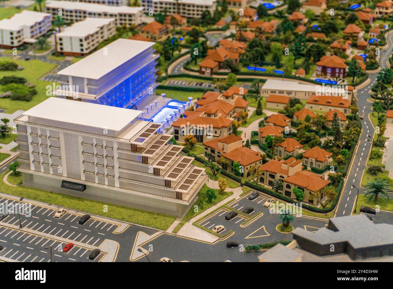 3D Model of Resort and Recreation Center. Baku, Azerbaijan Stock Photo ...