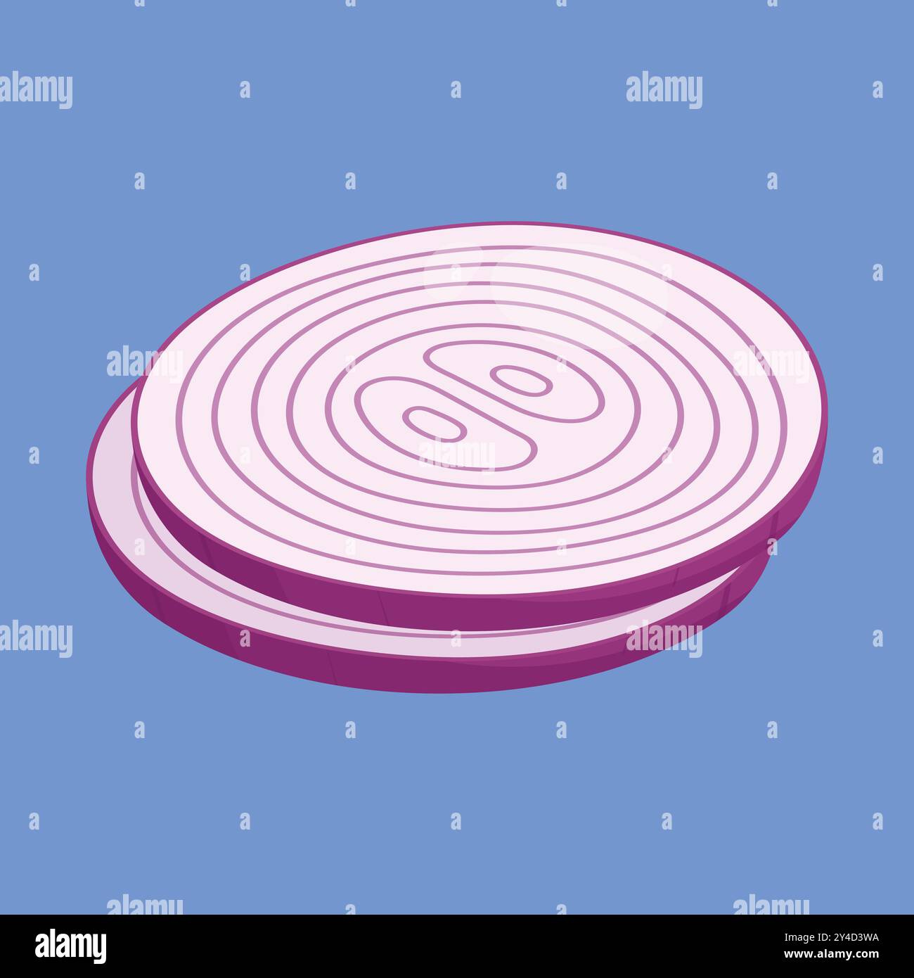 Onion Vegetable Slices vector. onion slices icon vector. onion ...