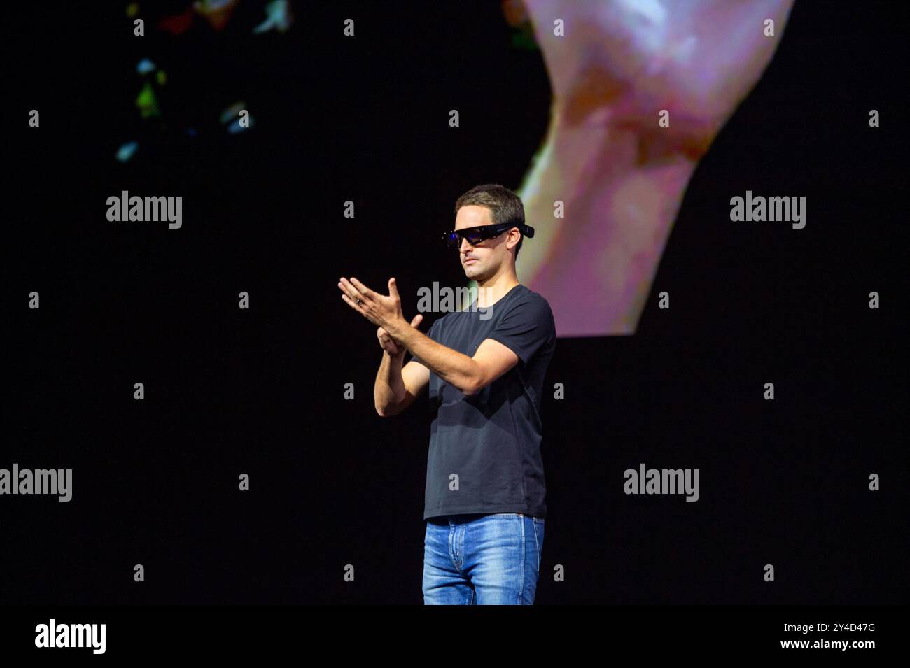 Los Angeles, USA. 17th Sep, 2024. The head of Snapchat operator Snap ...