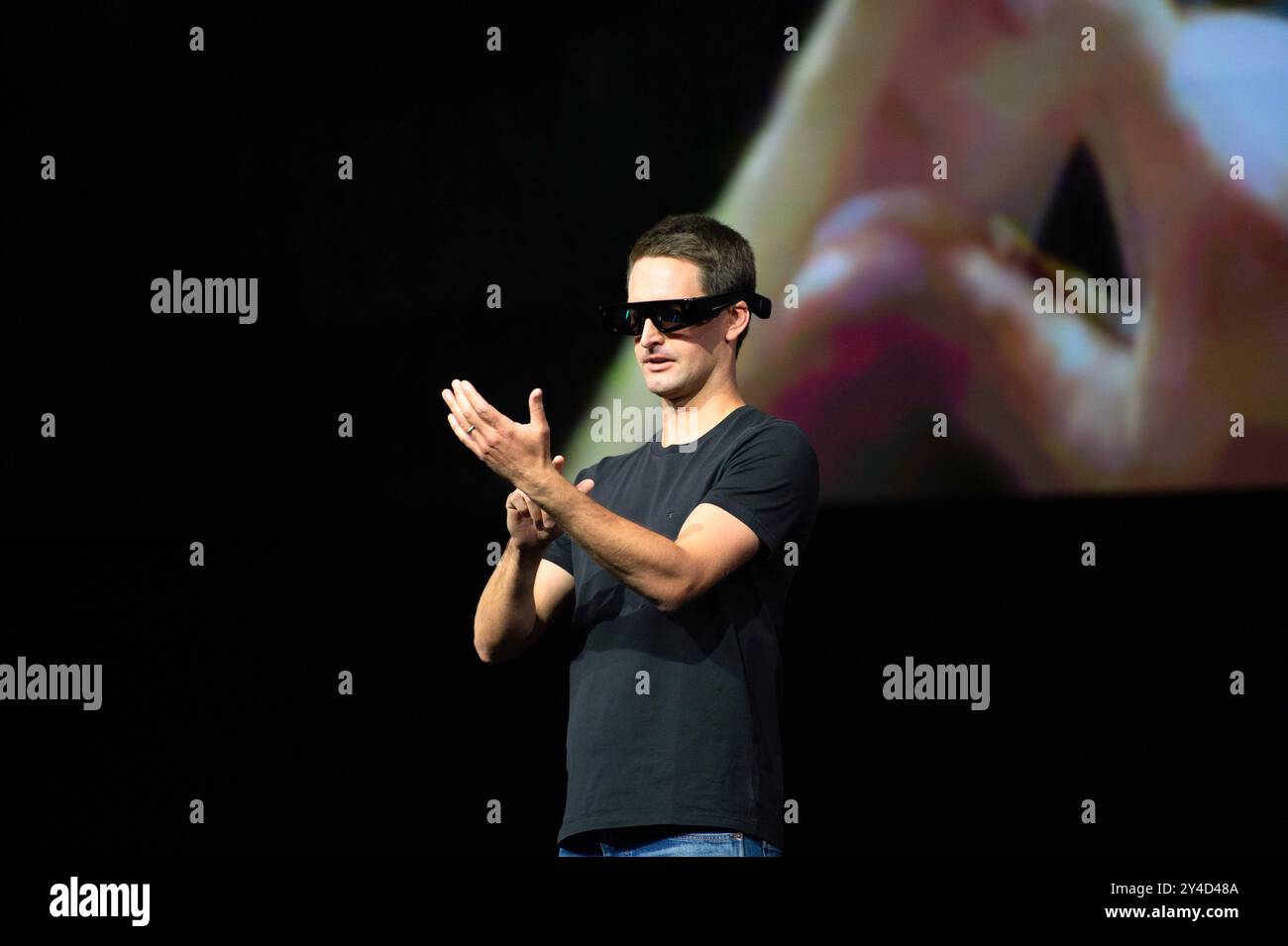 Los Angeles, USA. 17th Sep, 2024. The head of Snapchat operator Snap ...