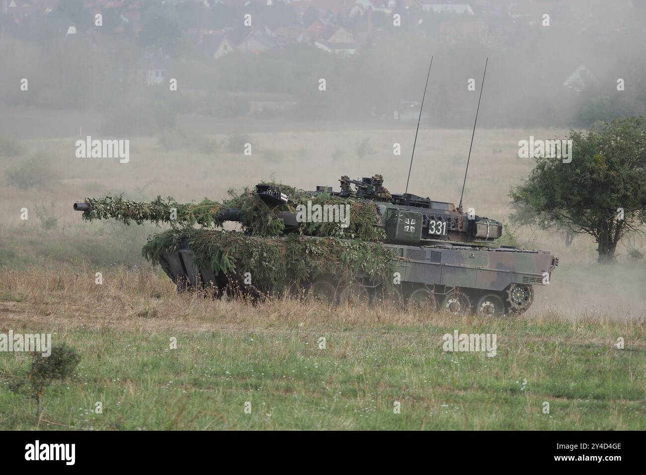 Bad Frankenhausen, Germany. 07 September, 2024. A Bundeswehr Leopard 2 ...