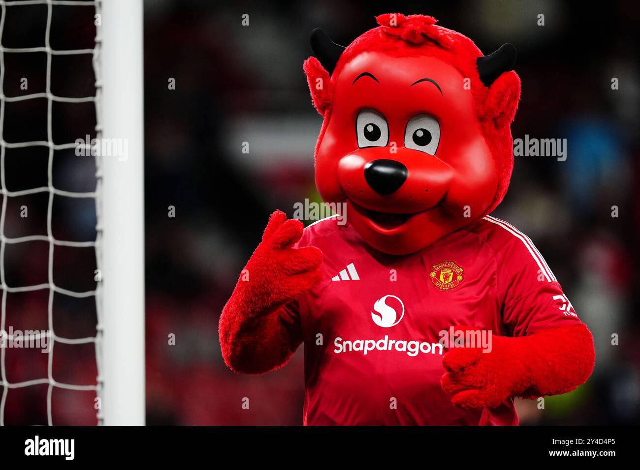 Manchester United mascot 'Fred the Red' during the Carabao Cup, third ...