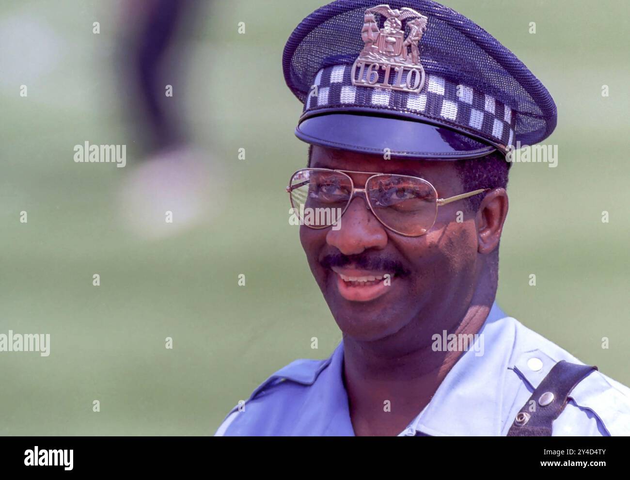 A Chicago police officer on duty at the FIFA World Cup opening game on ...