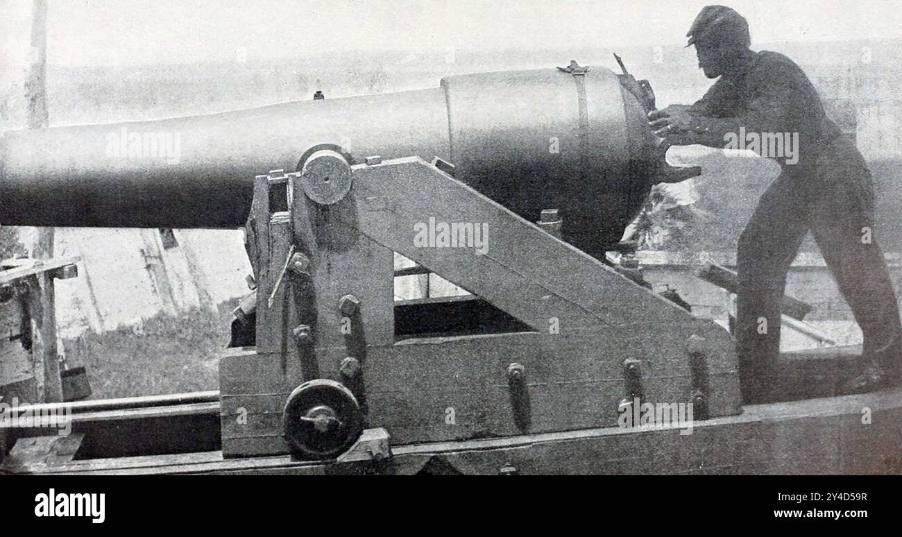 SIEGE OF VICKSBURG May-July 1863. Confederate 18 lb gun "Whistling Dick ...