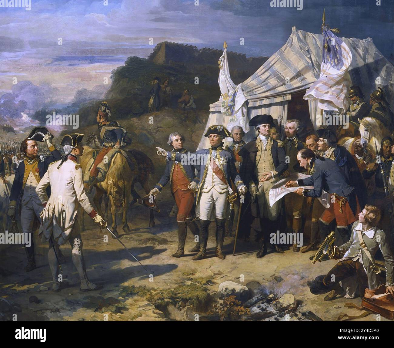 Siege of yorktown auguste couder hi-res stock photography and images ...