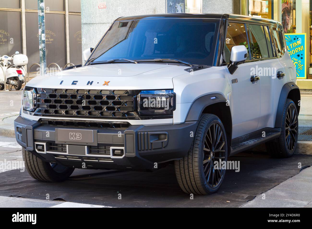 Torino, Italy. 14th September 2024. ICH-X K3 at Turin Car Show 2024 ...