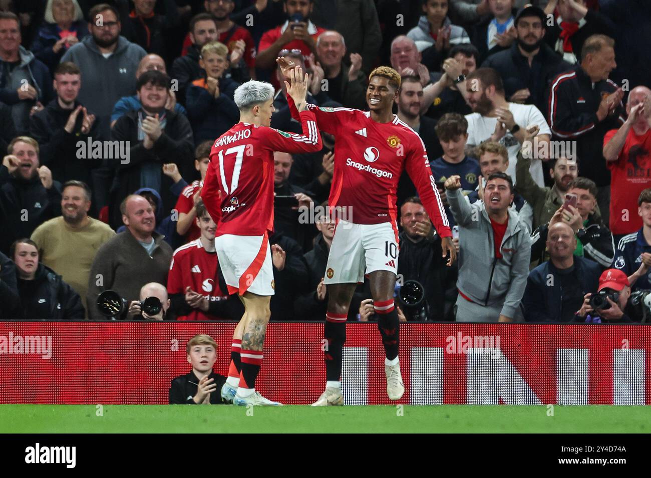 Garnacho goal hi-res stock photography and images - Alamy