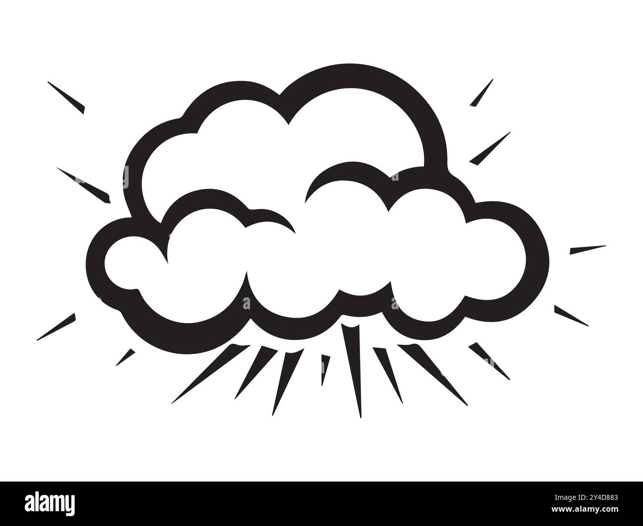 Cloud lightning Black and White Stock Photos & Images - Alamy