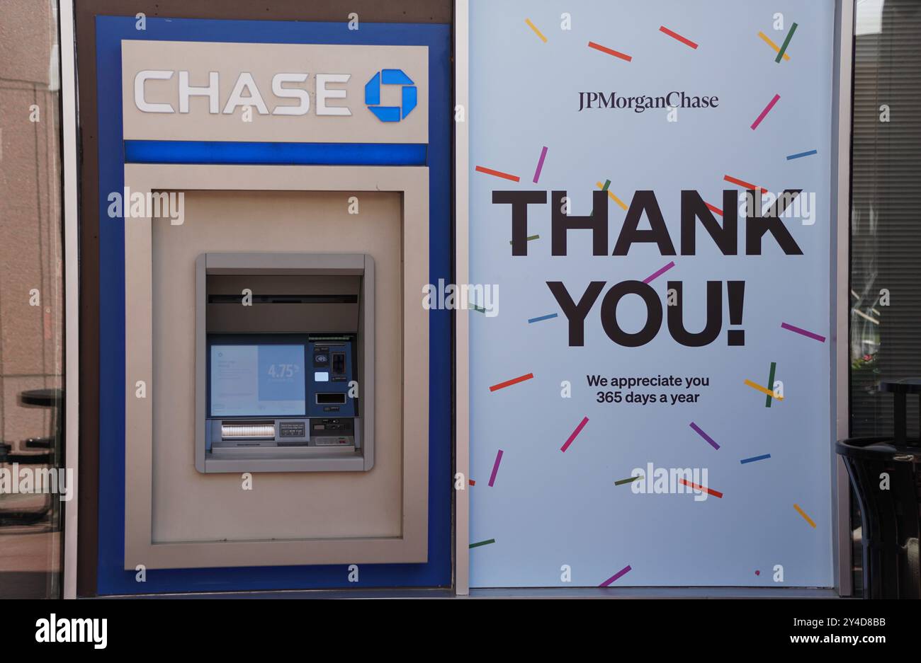 Wilmington, Delaware, U.S.A - September 8, 2024 - The Chase ATM machine ...