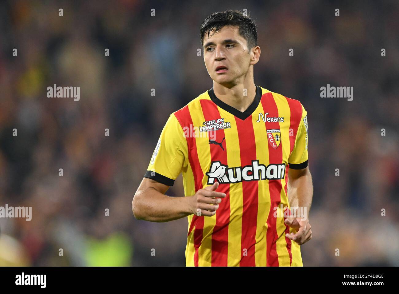 LENS - Abdukodir Khusanov of RC Lens during the French Ligue 1 match ...