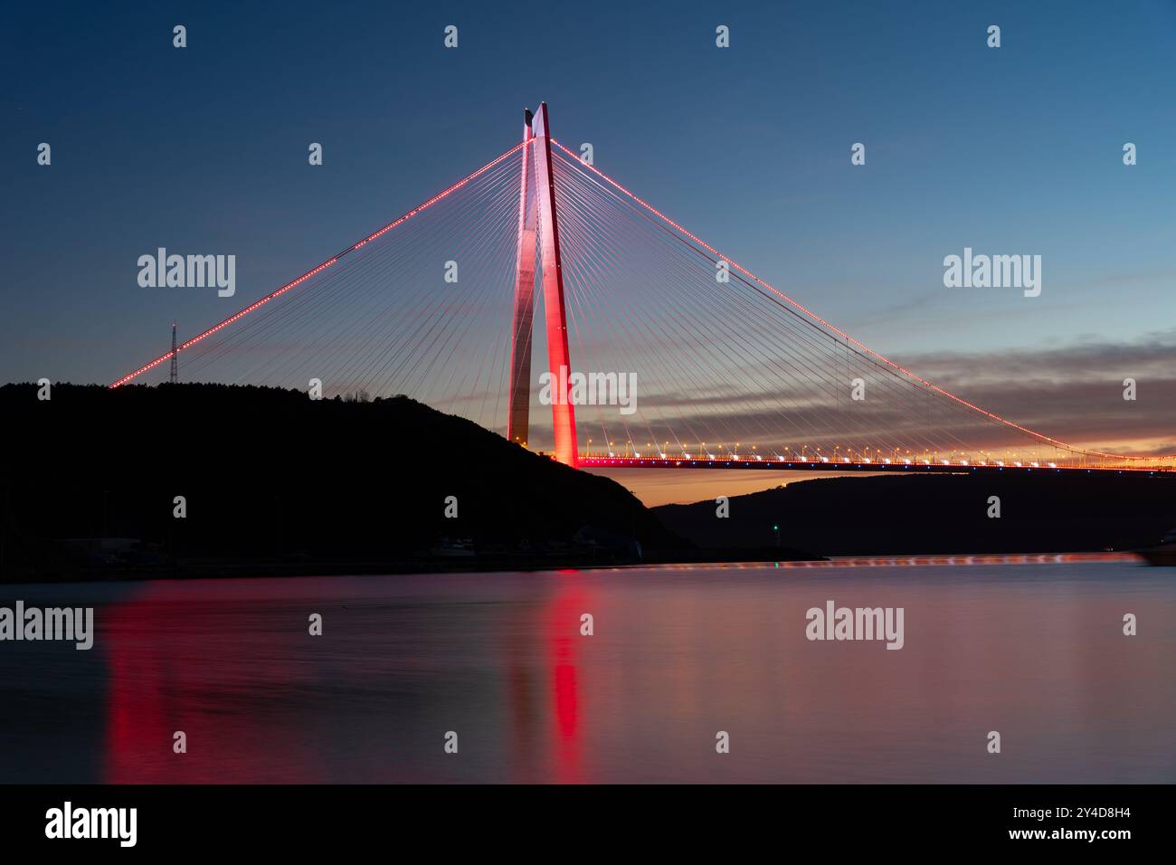 Yavuz Sultan Selim Bridge in Istanbul City, Turkiye Stock Photo - Alamy