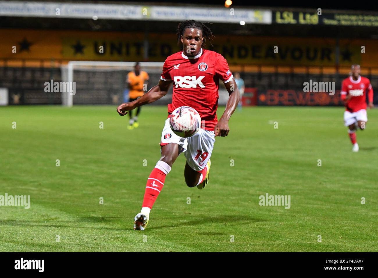 Cambridge, England. 17th Sep 2024. Nathan Asiimwe during the Bristol ...