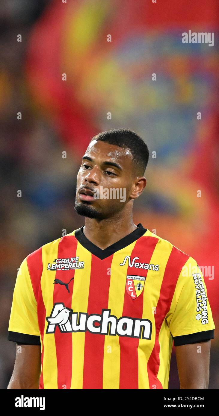 LENS - Andy Diouf of RC Lens during the French Ligue 1 match between RC ...