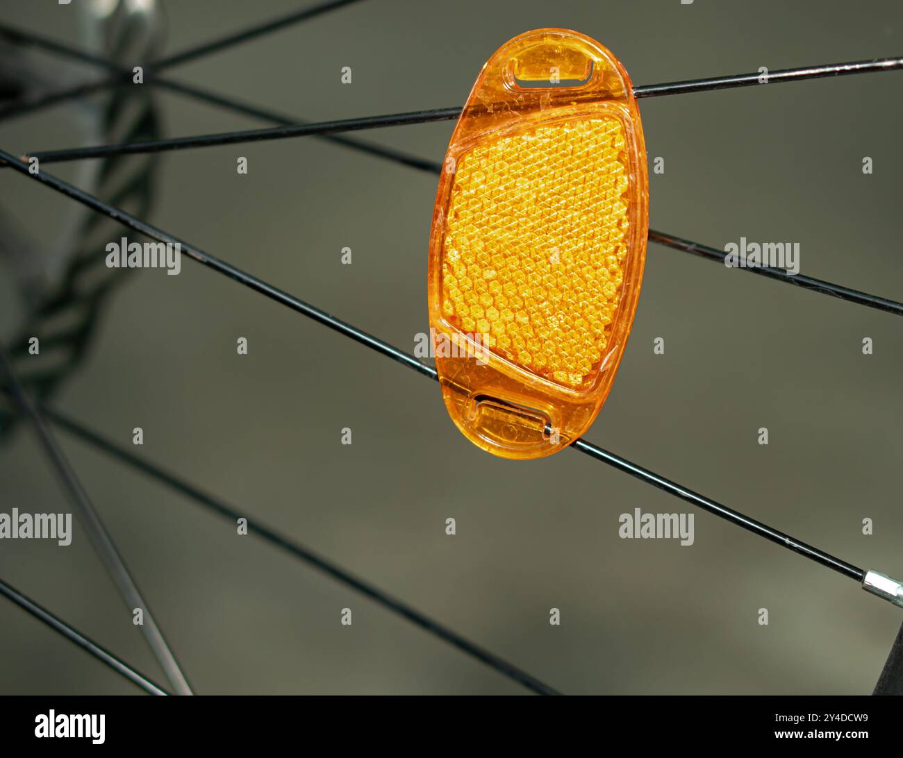 The catapult is attached to the spokes of the bicycle wheel Stock Photo ...