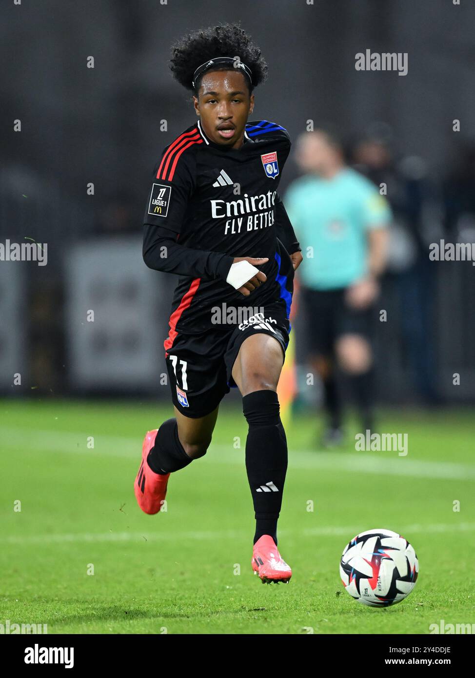 LENS - Malick Fofana of Olympique Lyonnais during the French Ligue 1 ...
