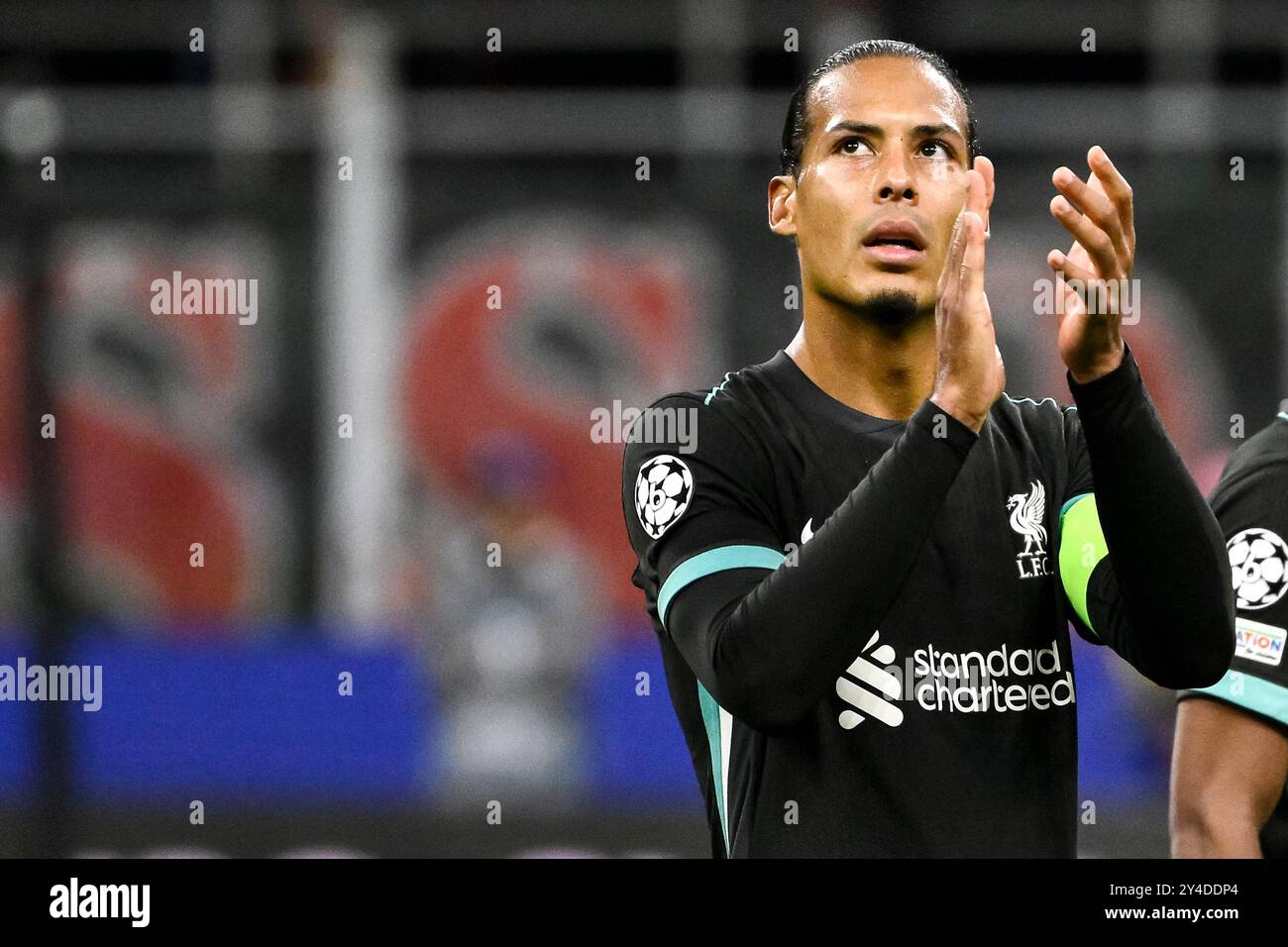 Milano, Italy. 17th Sep, 2024. Virgil van Dijk of Liverpool FC ...