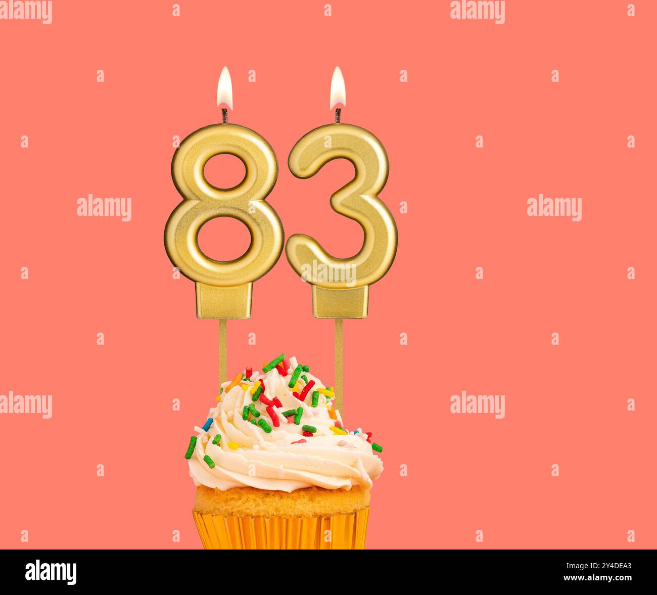 Number 83 burning anniversary hi-res stock photography and images - Alamy