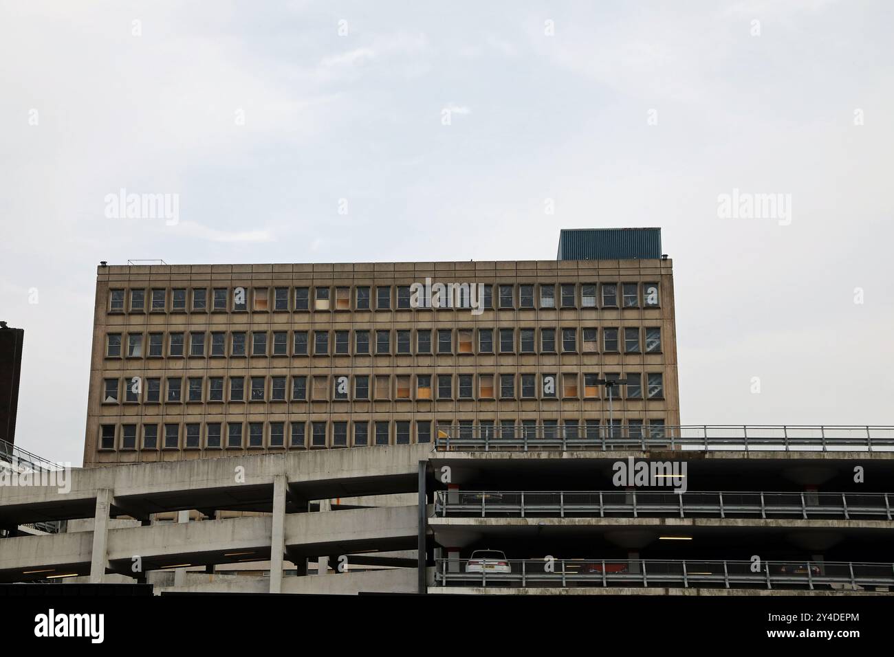 Brutalist architecture in the city centre of Coventry Stock Photo - Alamy