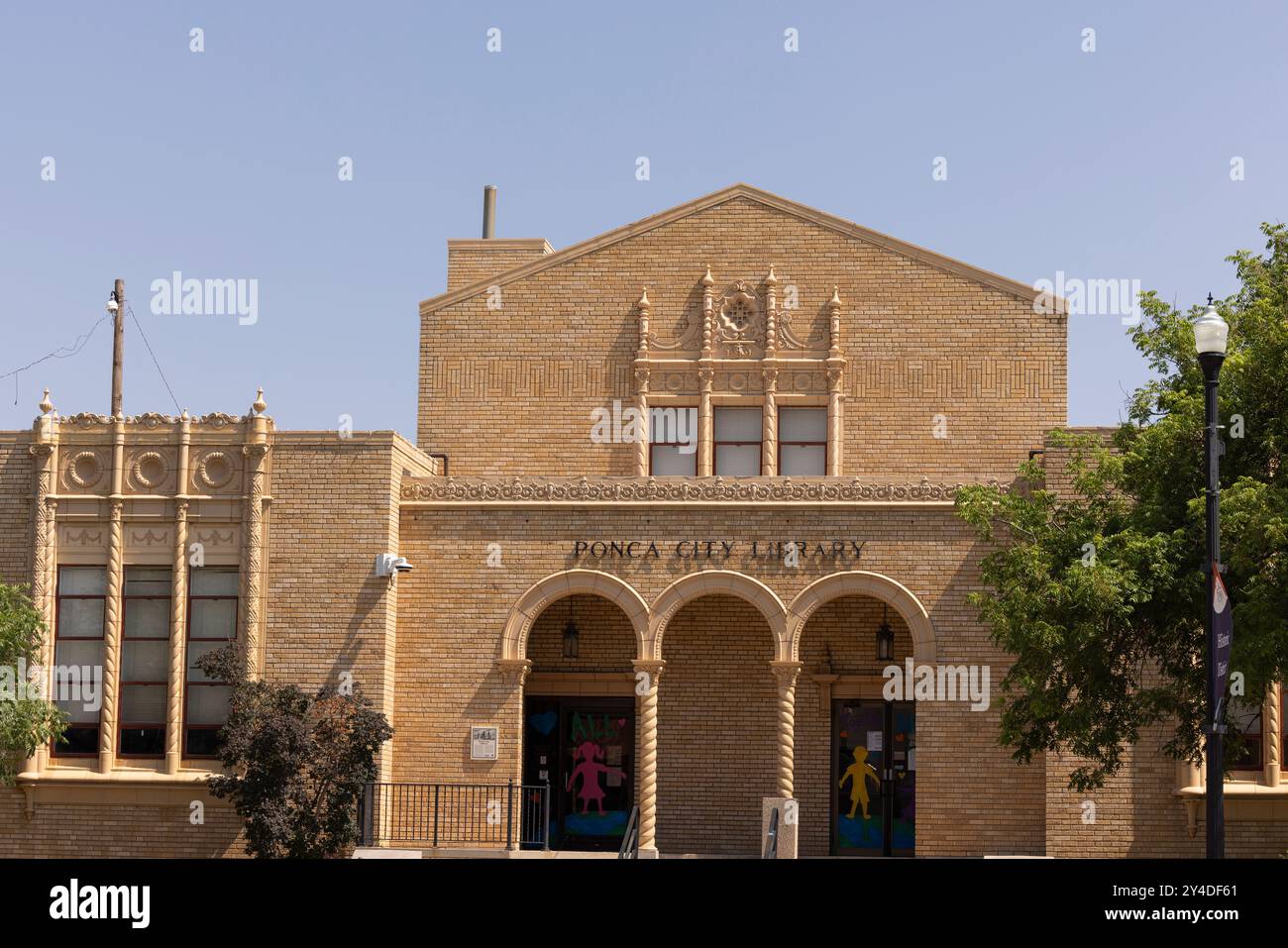 Ponca City, Oklahoma, USA - June 24, 2023: Morning sun shines on the ...
