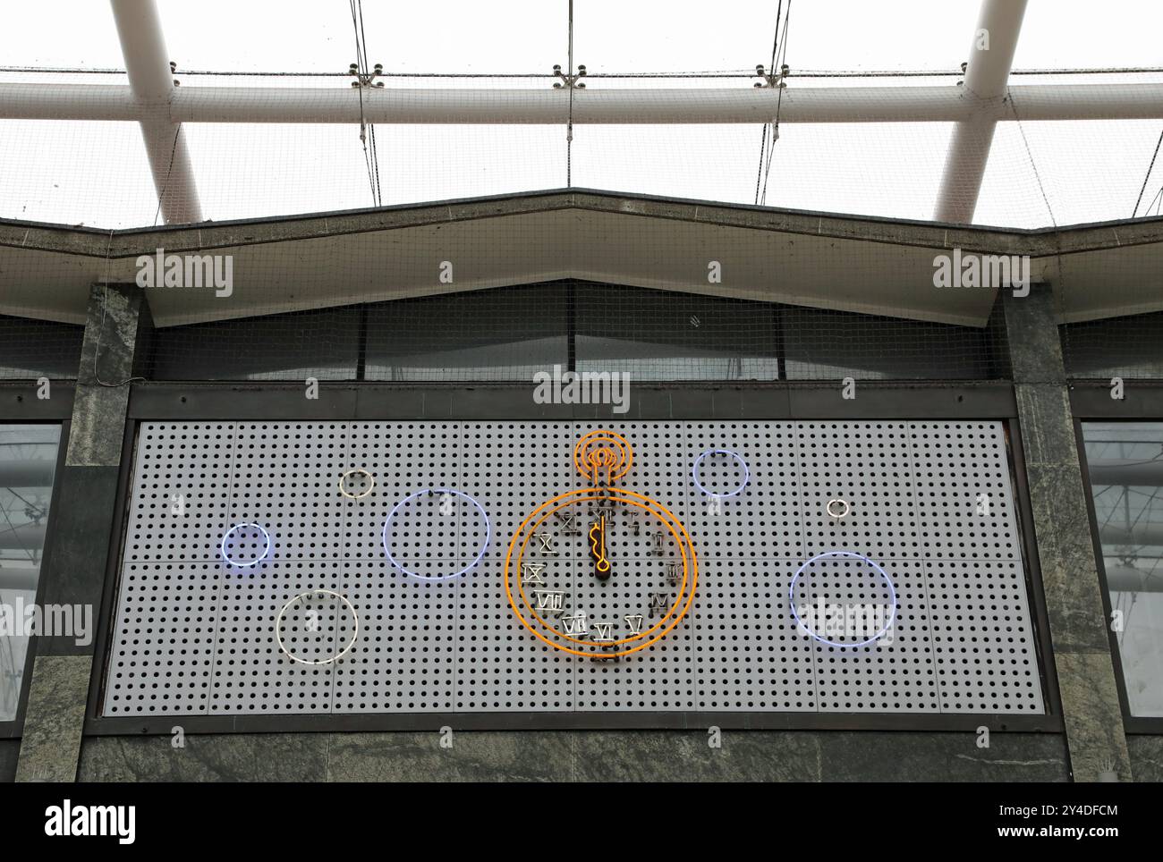 Neon display by Arthur Ling at Lower Precinct shopping arcade in ...