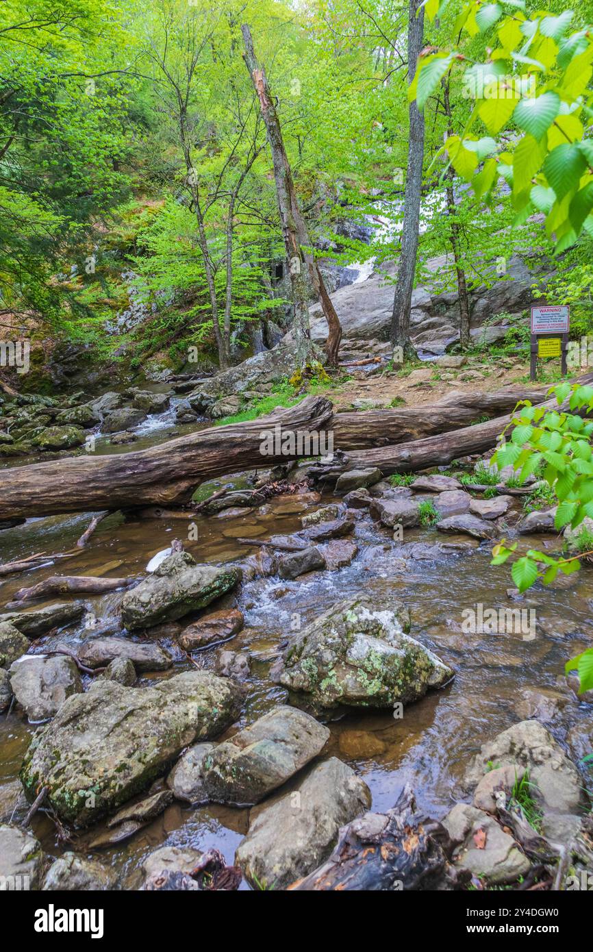 Cumberland Falls State Park in Catoctin Mountains in Maryland Stock ...
