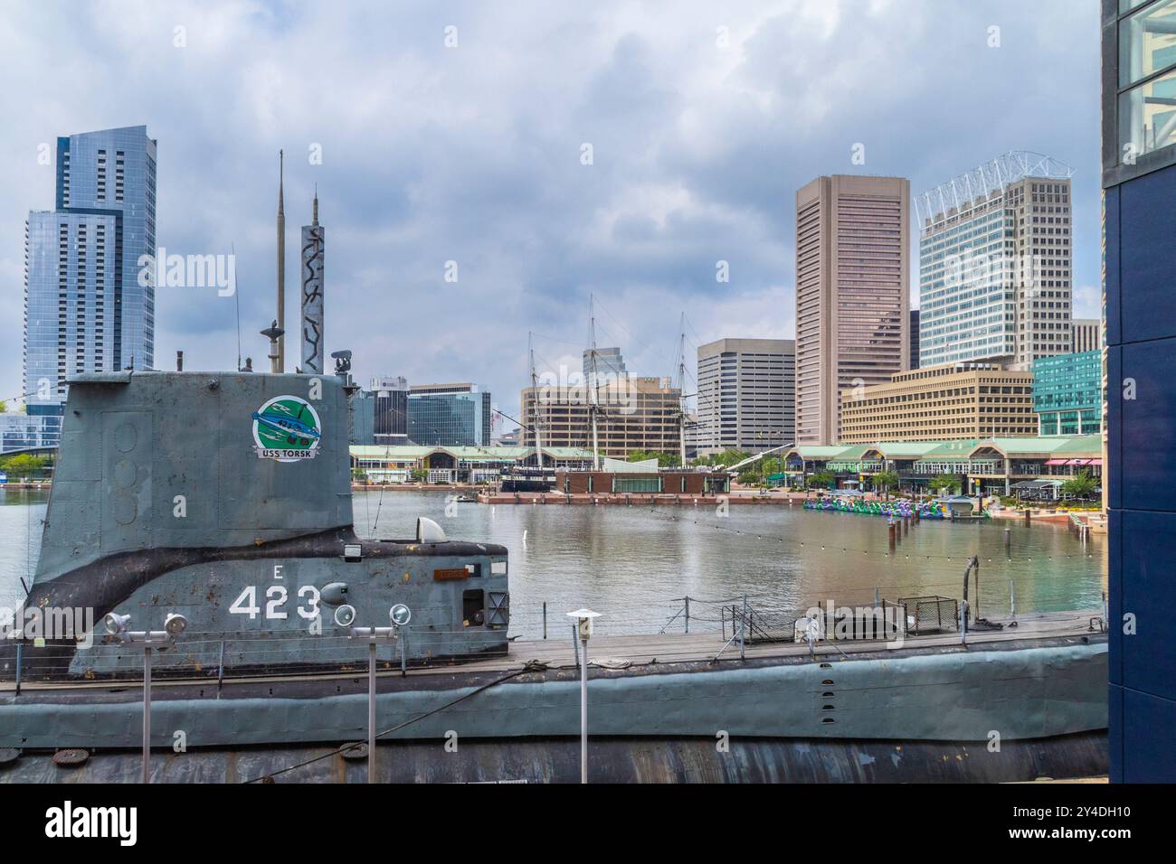 USS Torsk submarine in Baltimore Inner Harbor Stock Photo - Alamy