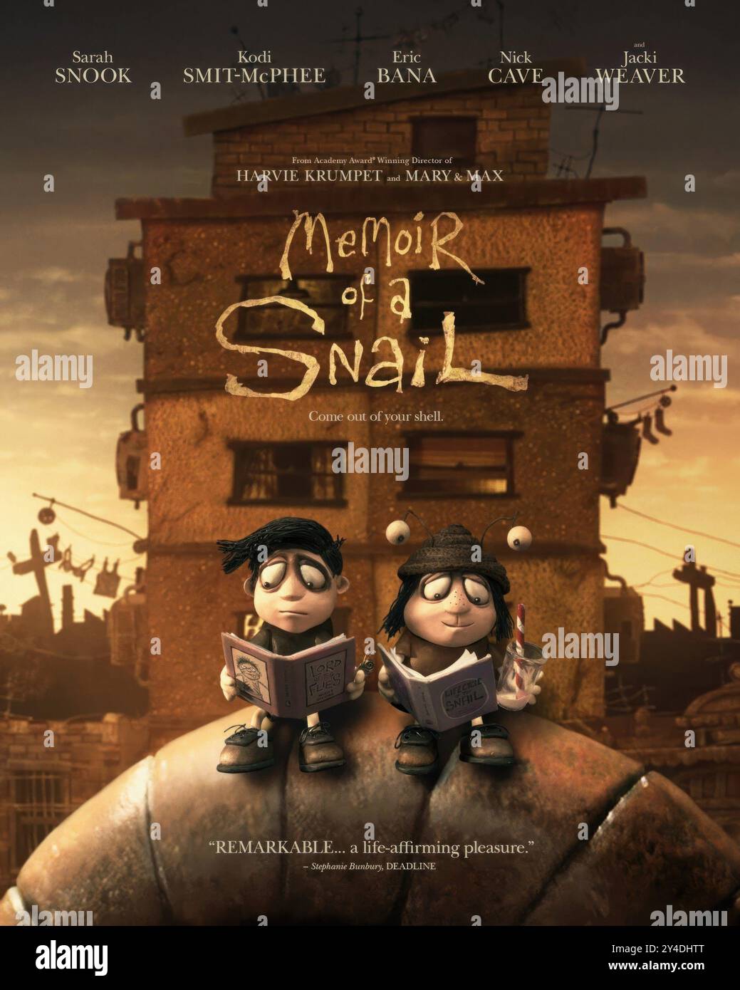 MEMOIR OF A SNAIL, poster, from left: Grace Pudel (voice: Sarah Snook ...