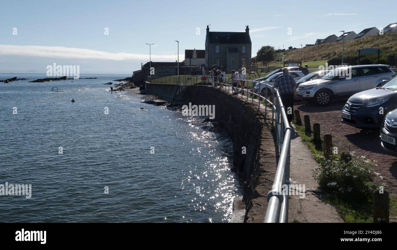 Cellardyke Tidal Pool Anstruther Fife Stock Photo - Alamy