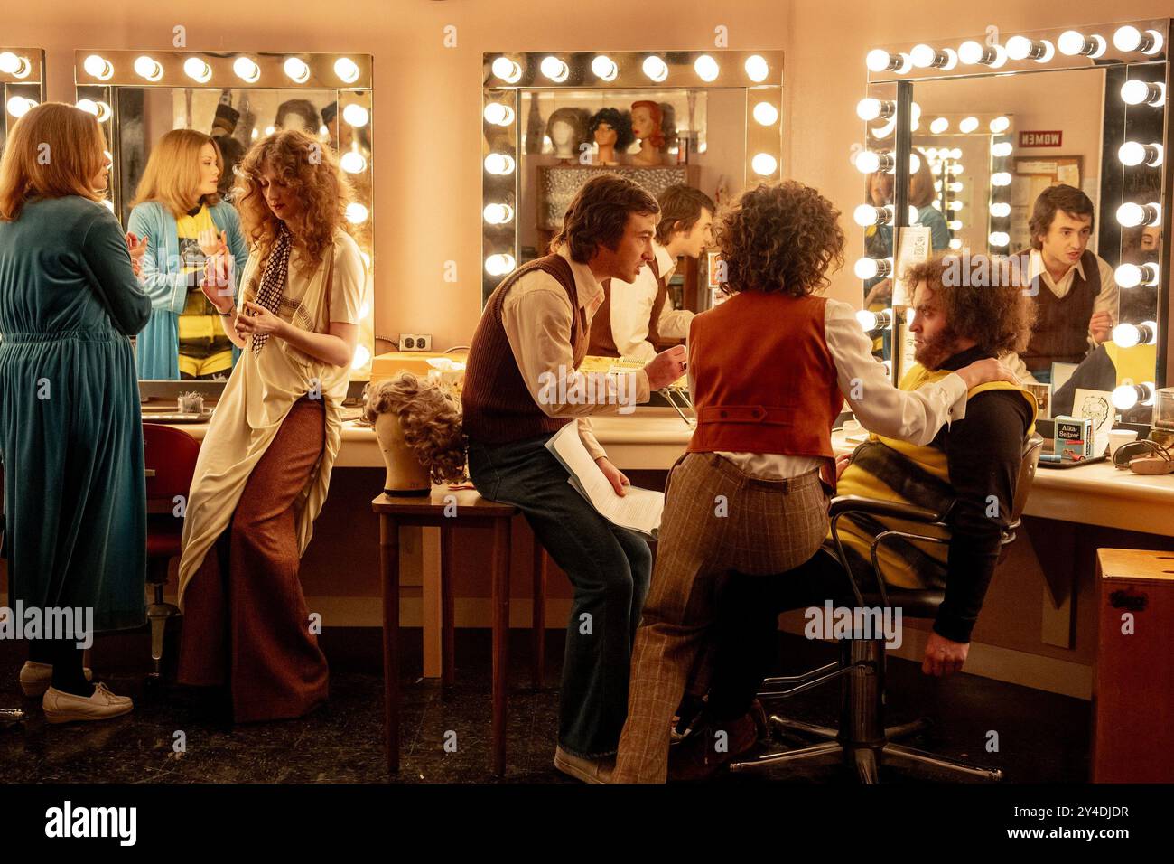 SATURDAY NIGHT, from left: Kim Matula as Jane Curtin, Emily Fairn as ...