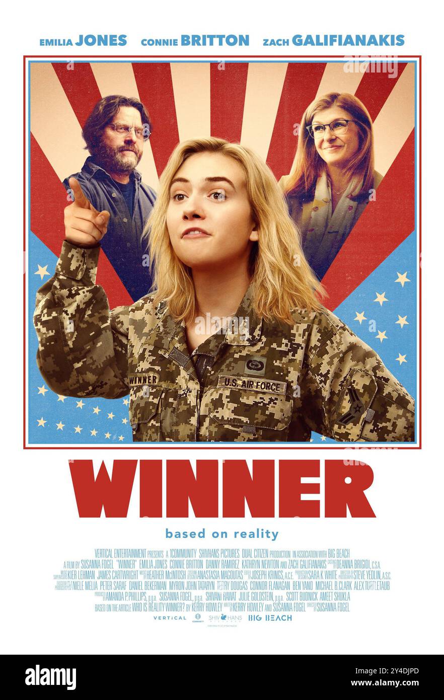 WINNER, US poster, from left: Zach Galifianakis, Kathryn Newton, Connie ...