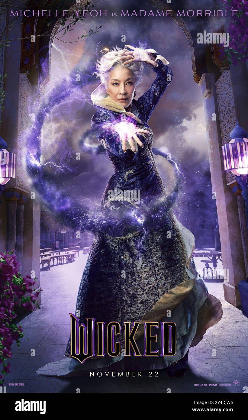 WICKED, character poster, Michelle Yeoh, 2024. © Universal Pictures ...
