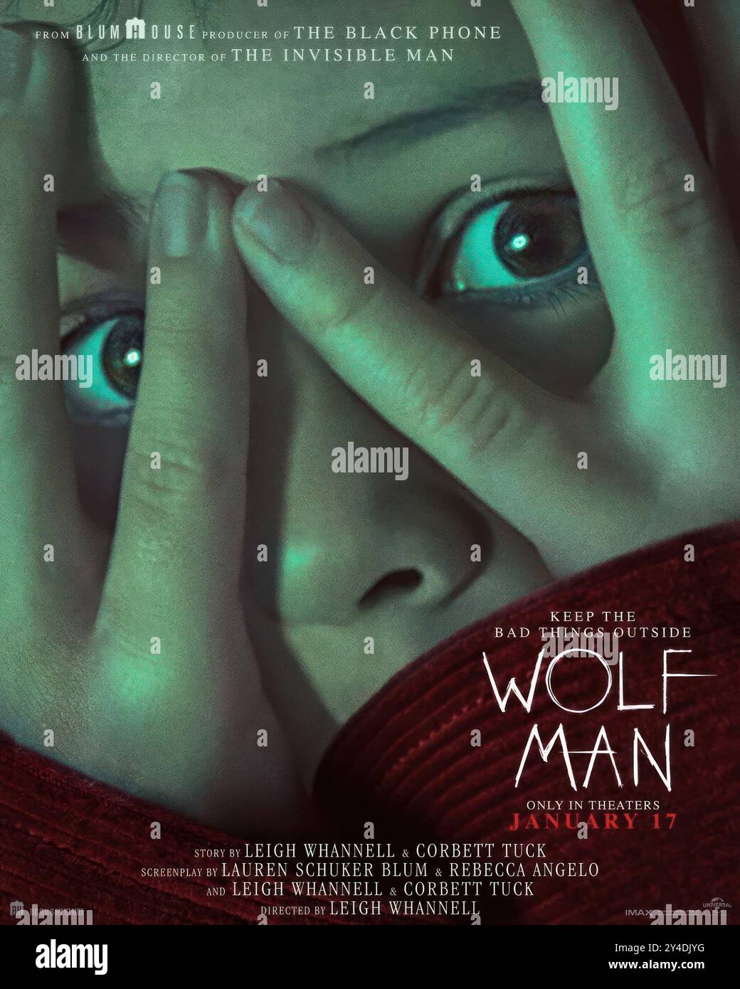 WOLF MAN, advance poster, Matilda Firth, 2025. © Universal Pictures ...