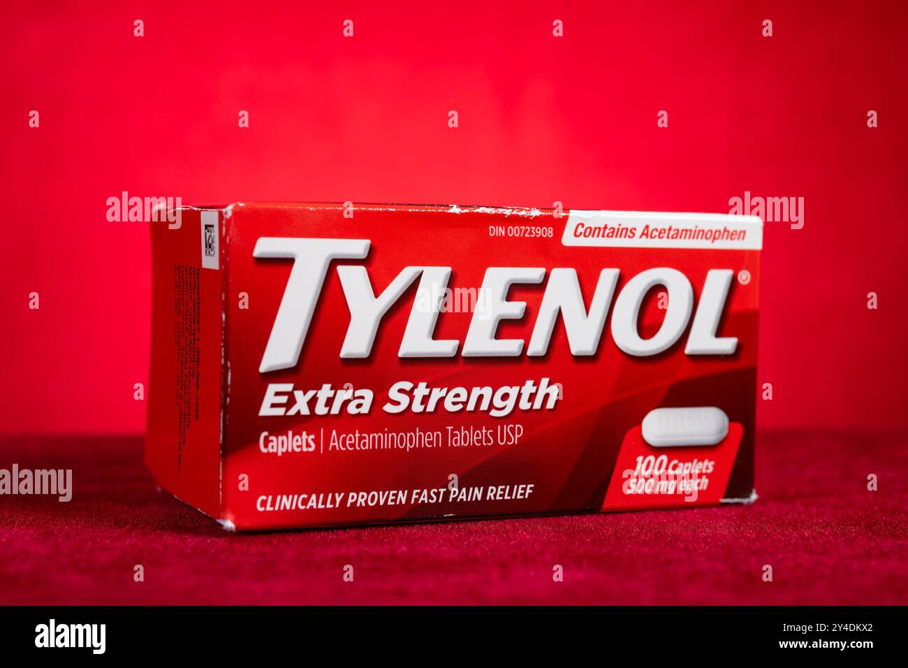 Zhongshan,China-May 13, 2023:box of tylenol caplets Stock Photo - Alamy