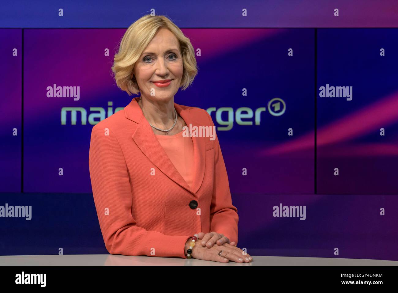 GER, Berlin, Adlershof, Studio, Petra Gerster Moderatorin und Autorin ...