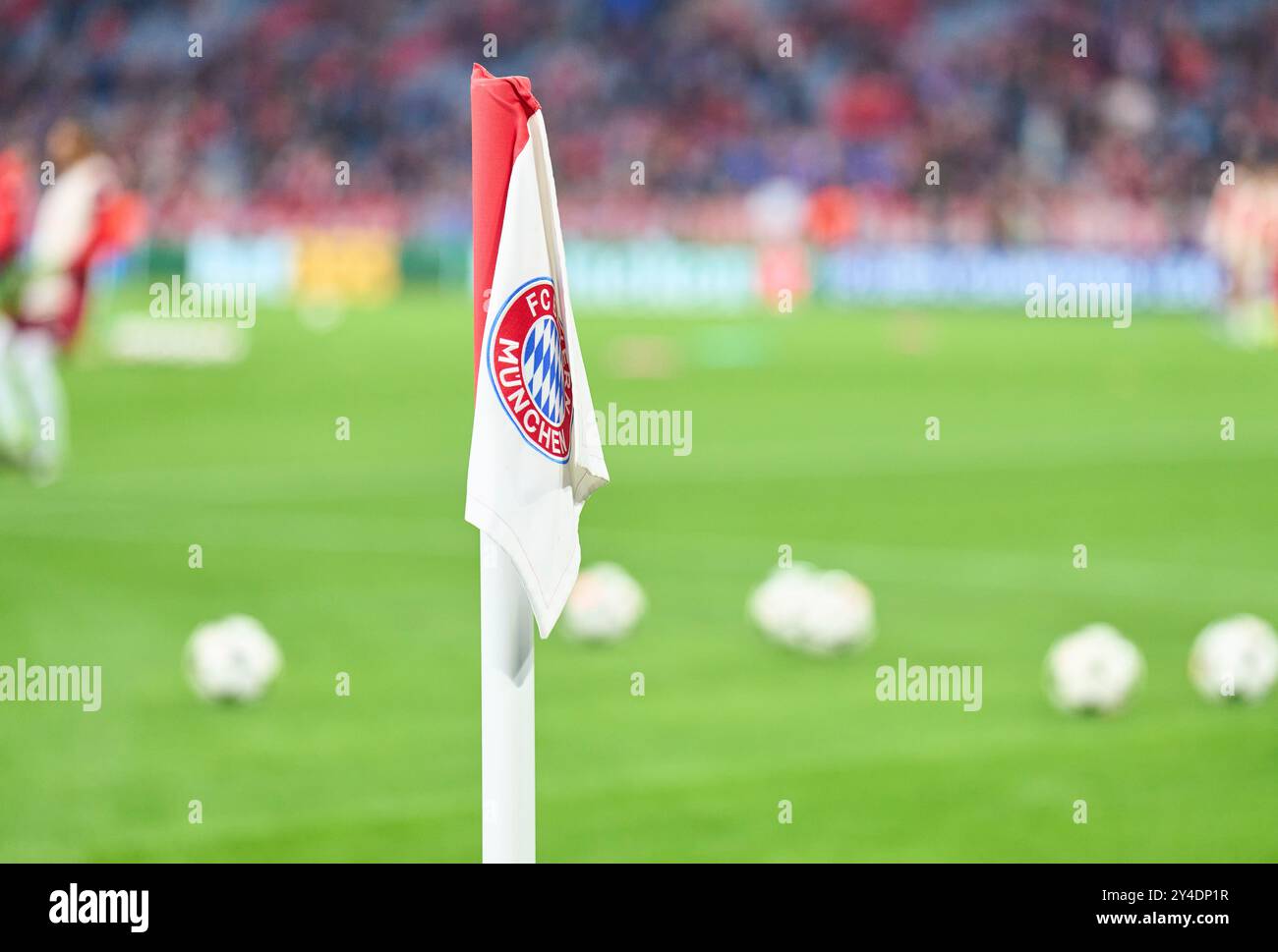 Munich, Germany. 17th Sep, 2024. beim Eckball Ecke, Eckfahne, corner ...