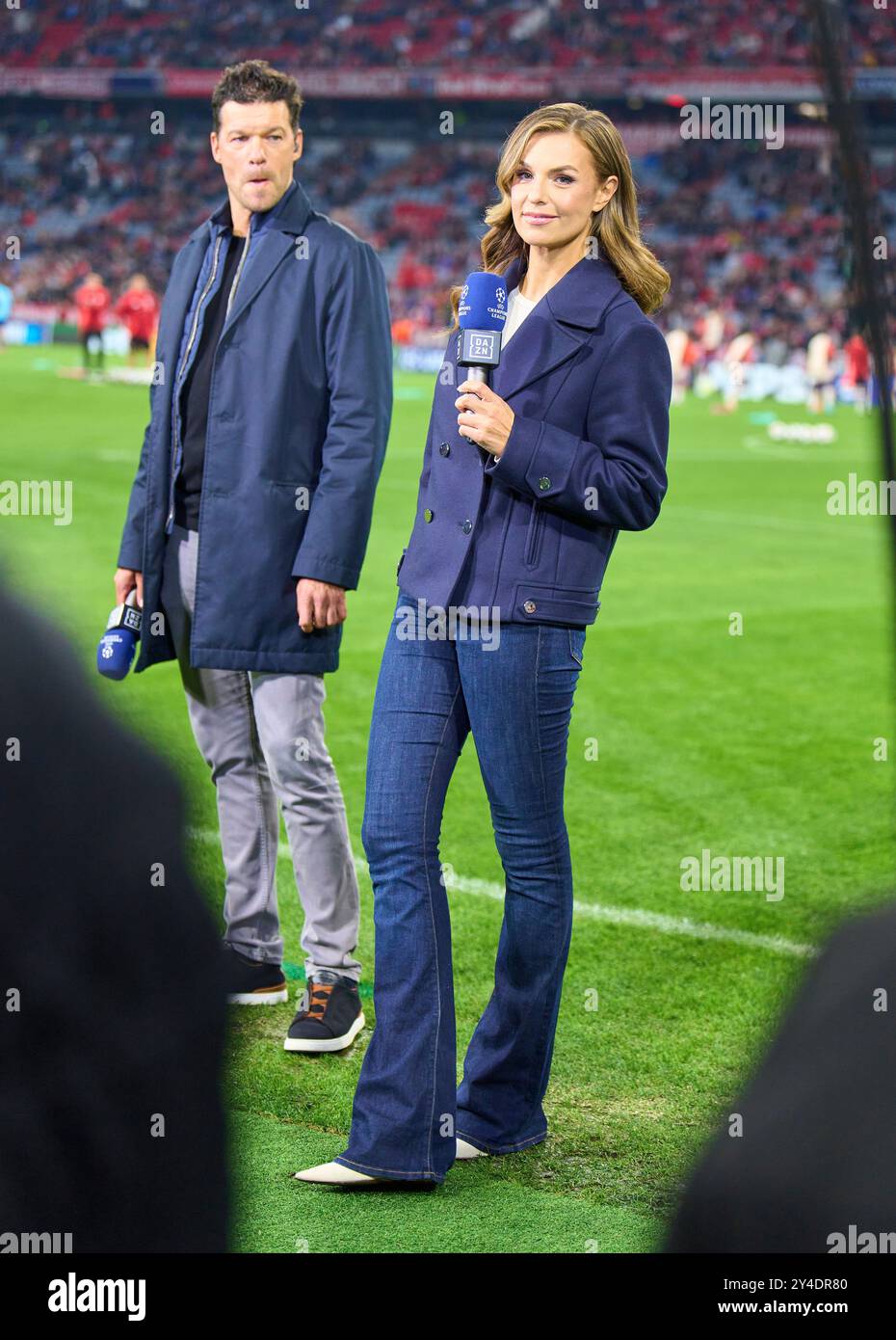 Munich, Germany. 17th Sep, 2024. Laura WONTORRA, sports presenter ...