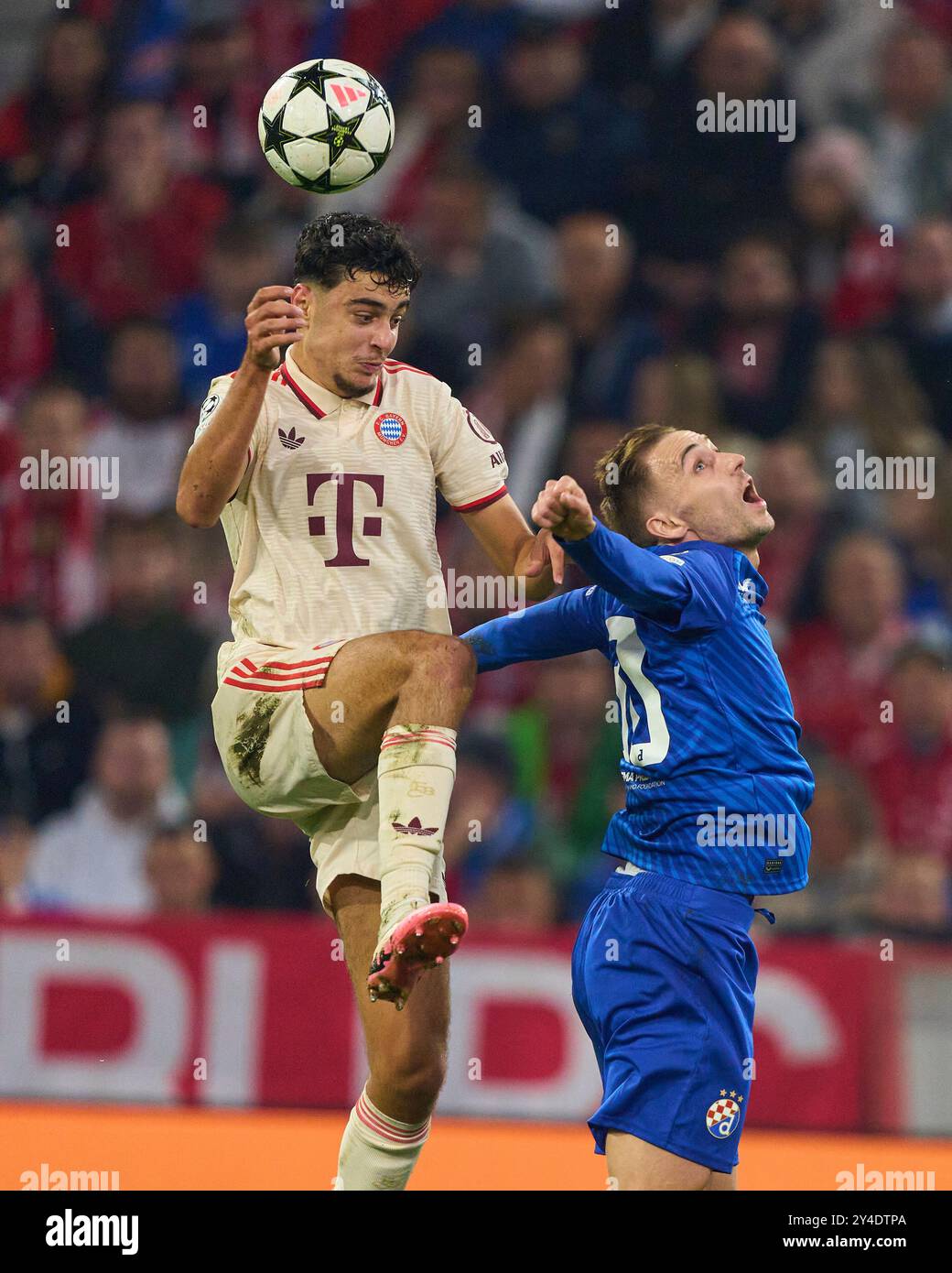 Munich, Germany. 17th Sep, 2024. Aleksandar Pavlovic, FCB 45 compete ...
